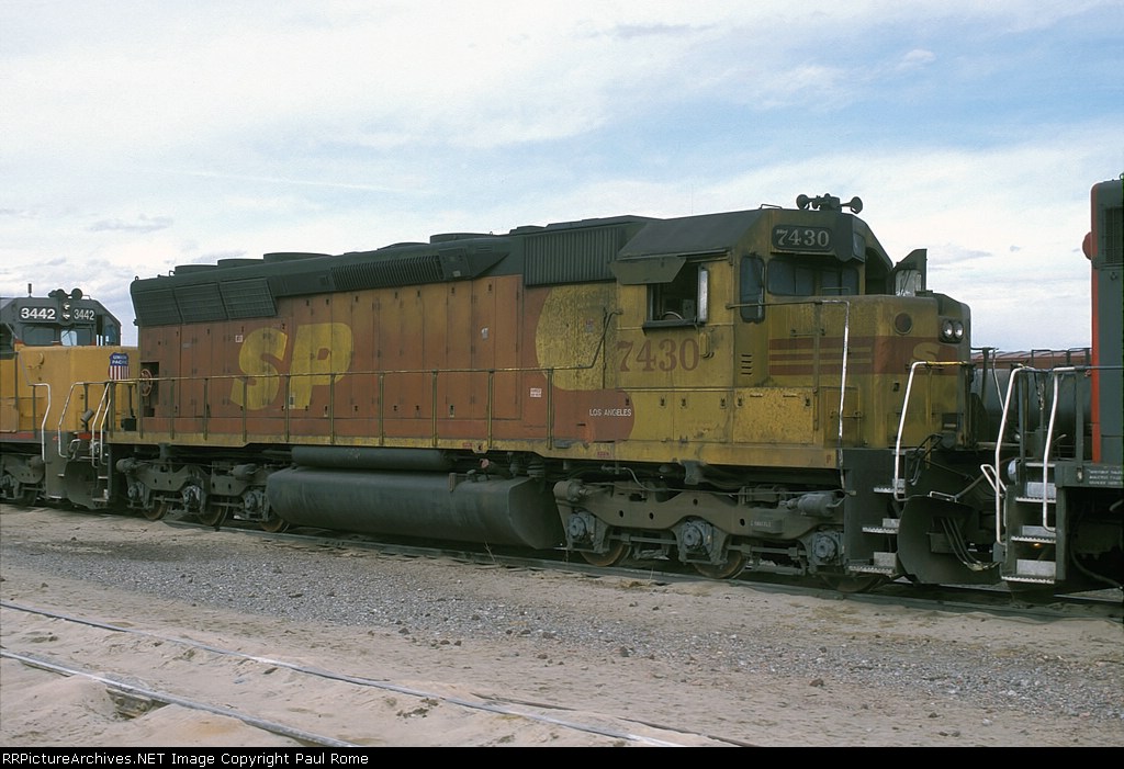 SP 7430, EMD SD45, at North Yard